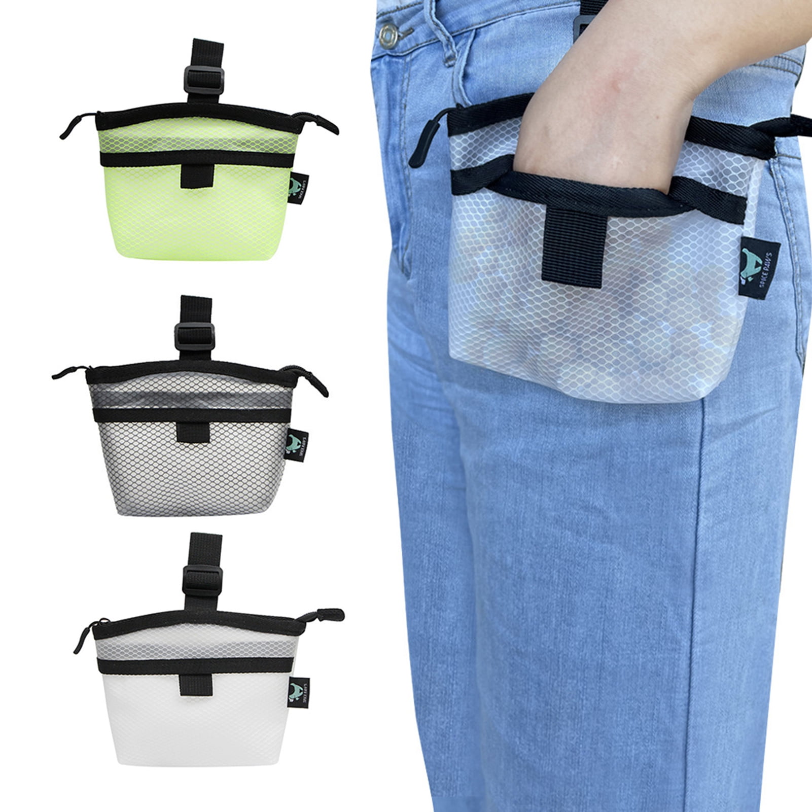 Bullpaw Pet Training Snack Bag Transparent Portable Dog Treat Pouch ...