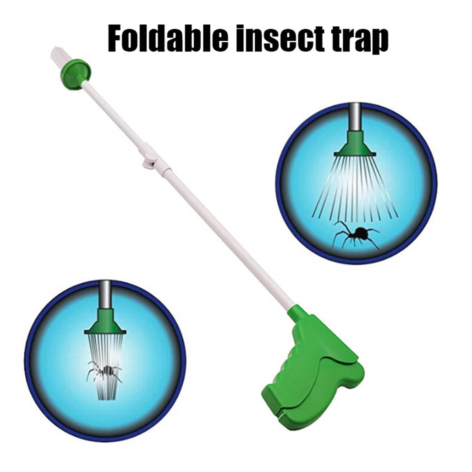 Bullpaw Spider Catcher Long Handle Contactless Spider Grabber Insect ...