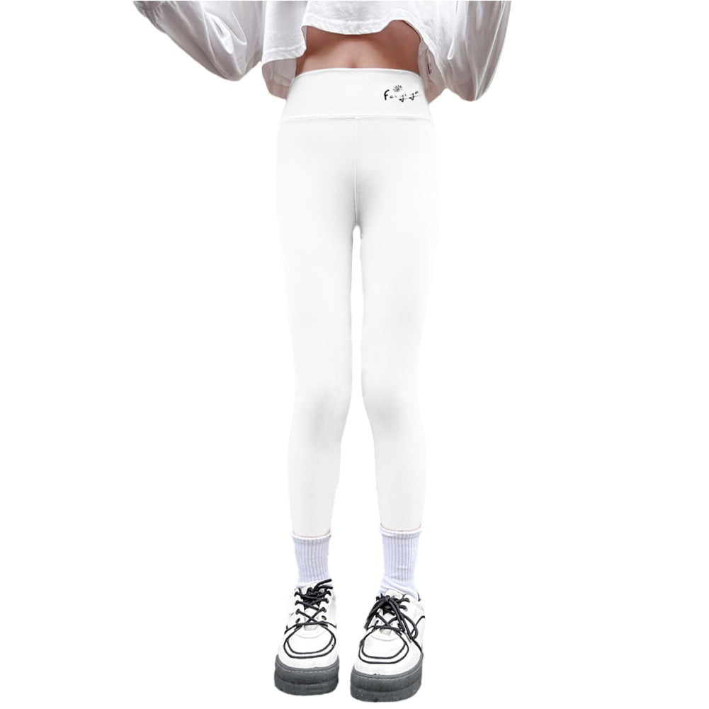 Bullpiano Girls Active Leggings Full Length High Rise Leggings for Teen ...