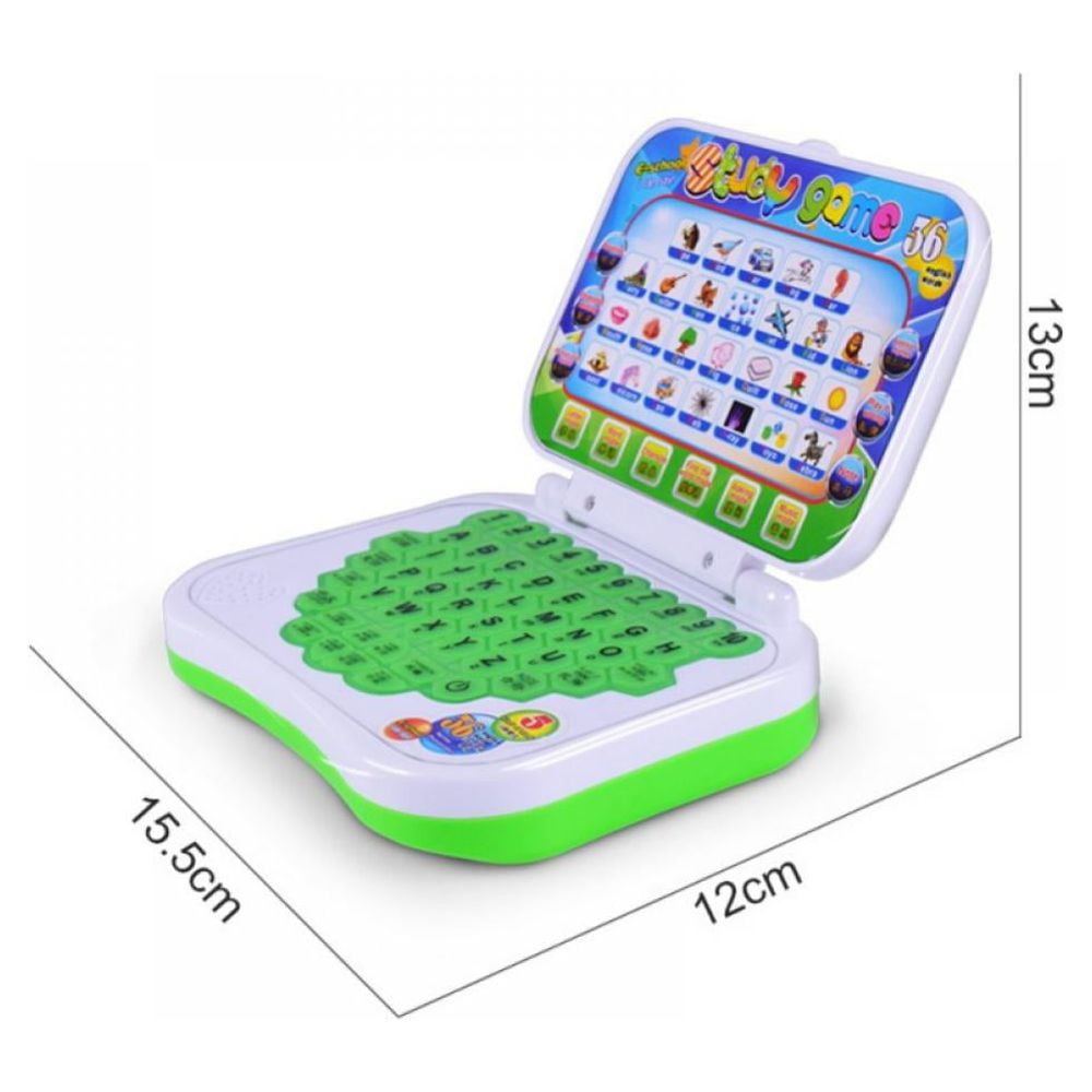 Bullpiano Bilingual Toy Laptop for Kids Ages 2-6, Educational Learning ...