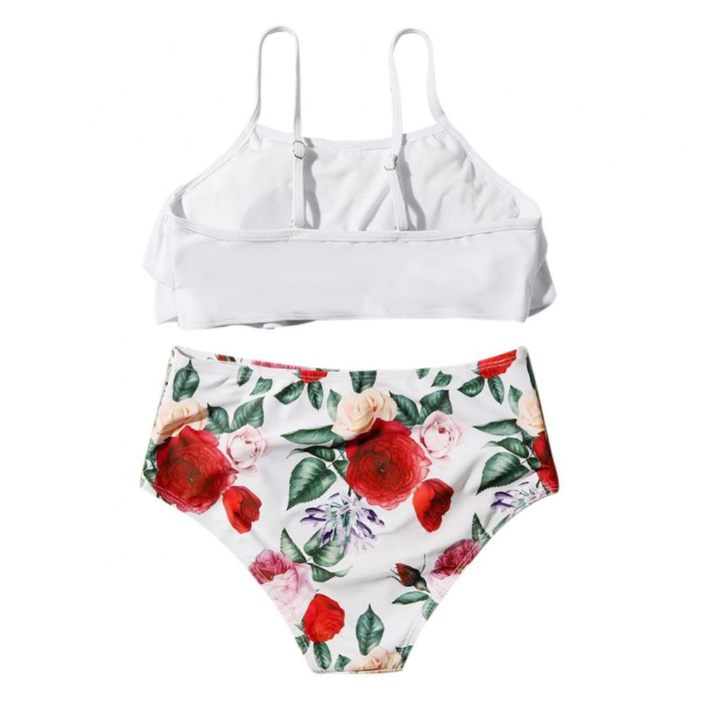 Bullpiano Toddler Girls Swimsuits Two-Pieces Bathing Suits Padded ...