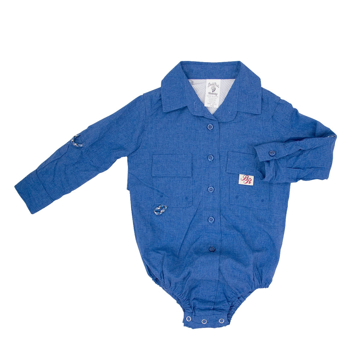Bullred Clothing Baby Fishing Onesie (French Blue, 9 MONTH) - Walmart.com