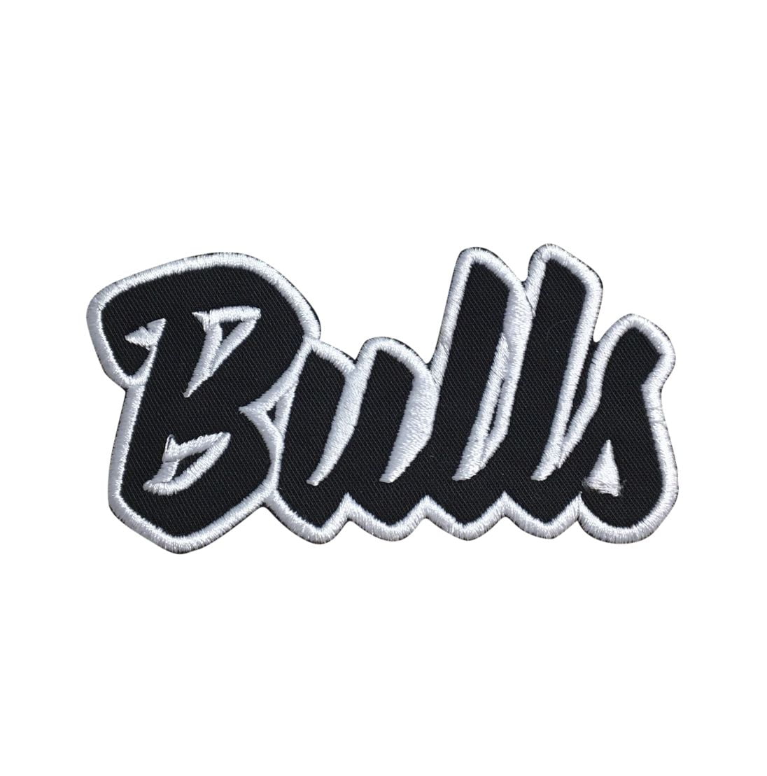 Bulls - Black/White - Team Mascot - Words/Names - Iron on Applique ...