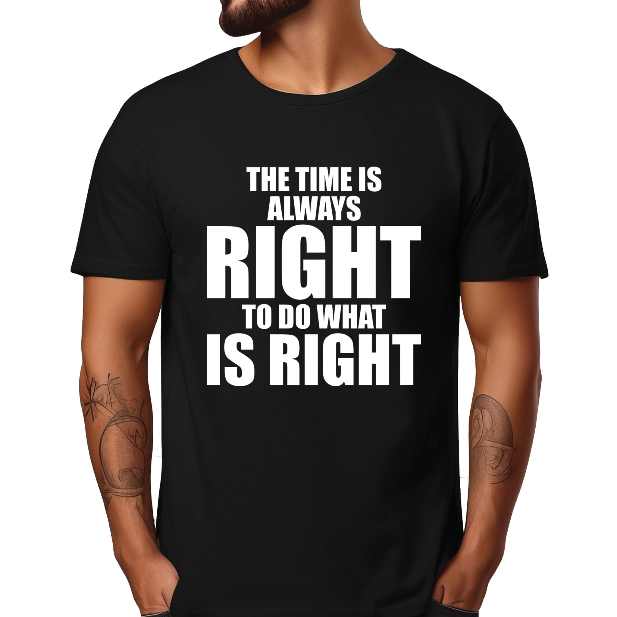 Bulls The Time Is Always Right To Do What Is Right Shirt - Walmart.com