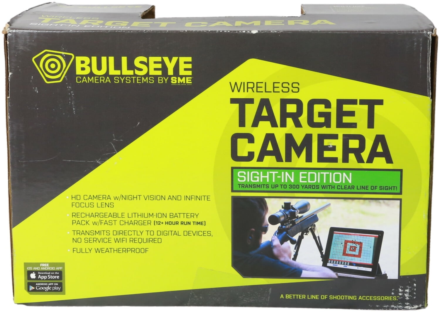 Bullseye 300 Yard Mobile Phone & Tablet Wireless Shooting Target Range ...