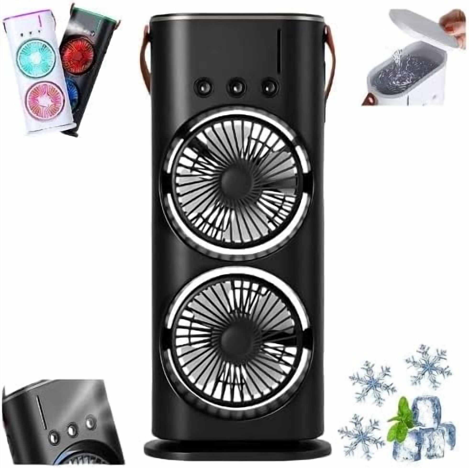 Bullseye Air Rechargeable Misting Fan, 2025 New Bullseye Air Portable ...