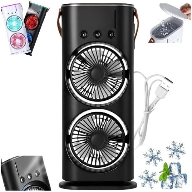 Bullseye Air Rechargeable Misting Fan, 2025 New Bullseye Air Portable ...