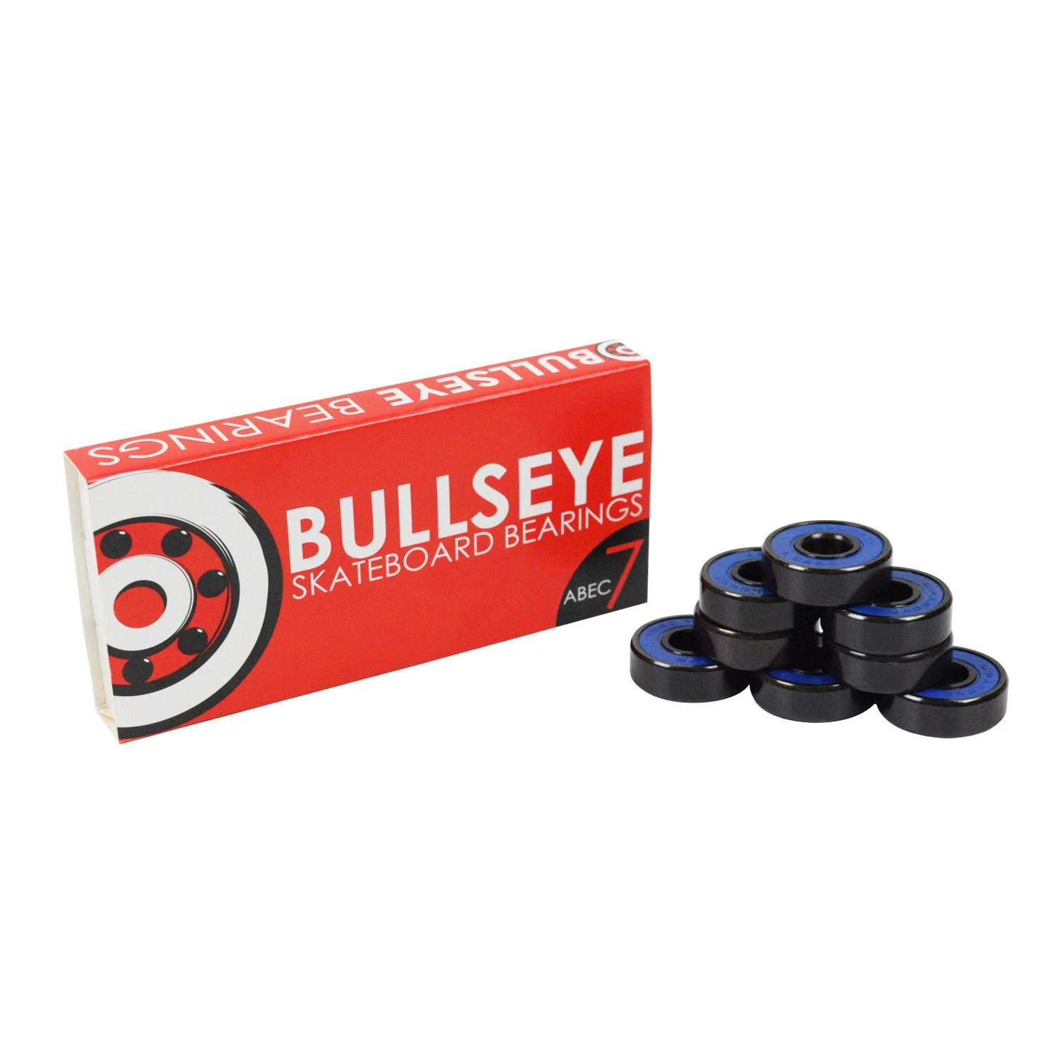Bullseye Bearings for Skateboard or Longboard Wheels Precision Abec 7 ...