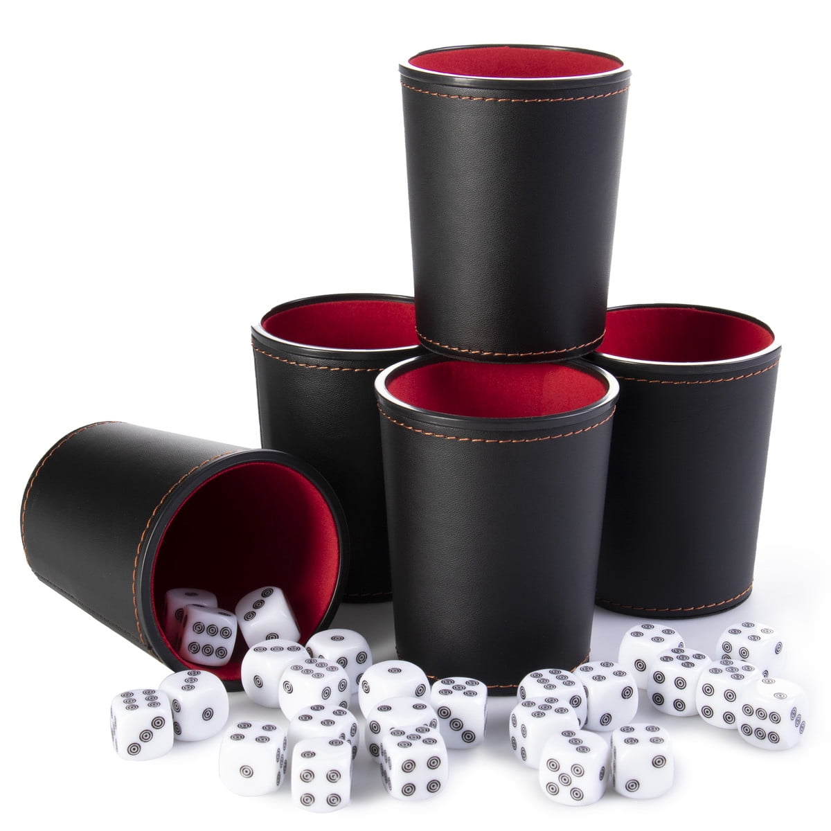 Bullseye Game Night, 5-pack Black/Red - Walmart.com