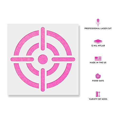Bullseye Stencil - Easy-to-Use for Consistent Symbol Representation ...