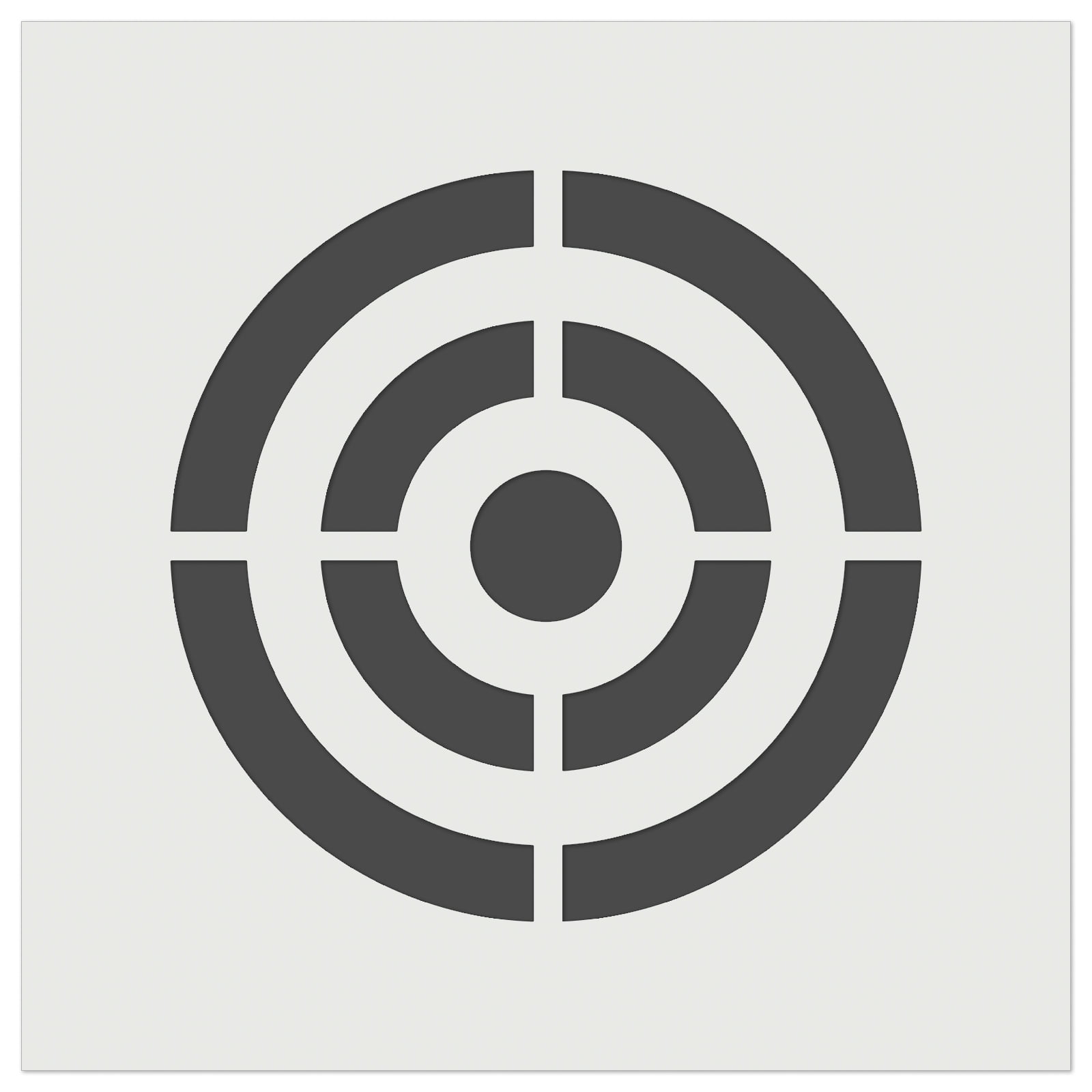 Bullseye Target DIY Cookie Wall Craft Stencil - 5.5 Inch - Walmart.com