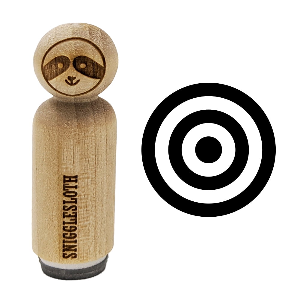 Bullseye Target Rubber Stamp for Scrapbooking Crafting Stamping ...