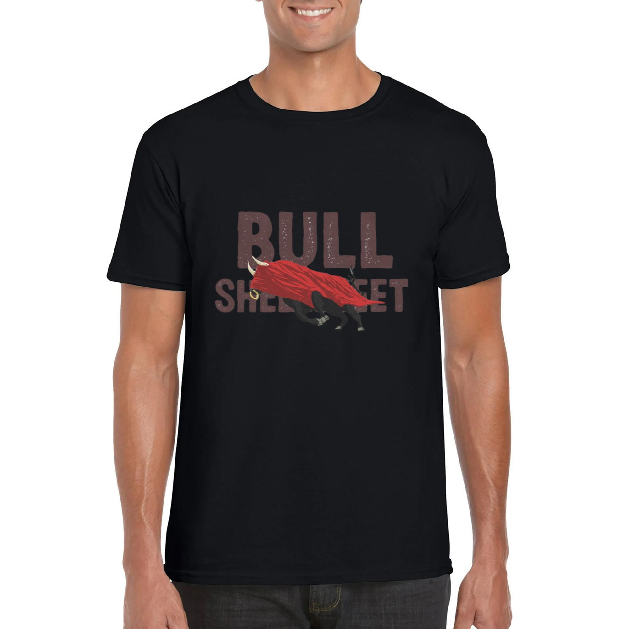 Bullsheet Funny Sarcastic BS Exaggeration Humor Graphic T-Shirt Design ...