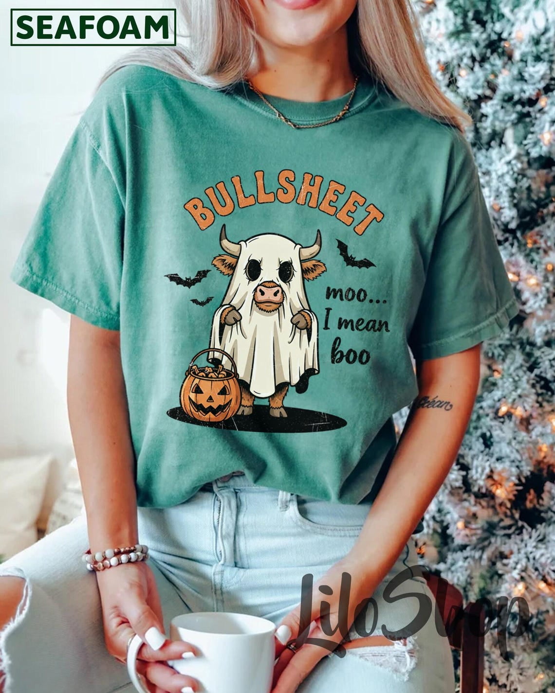 Bullsheet Shirt, Bull Sheet , Boo Cow Shirt, Moo I Mean Boo, Cow Shirt ...