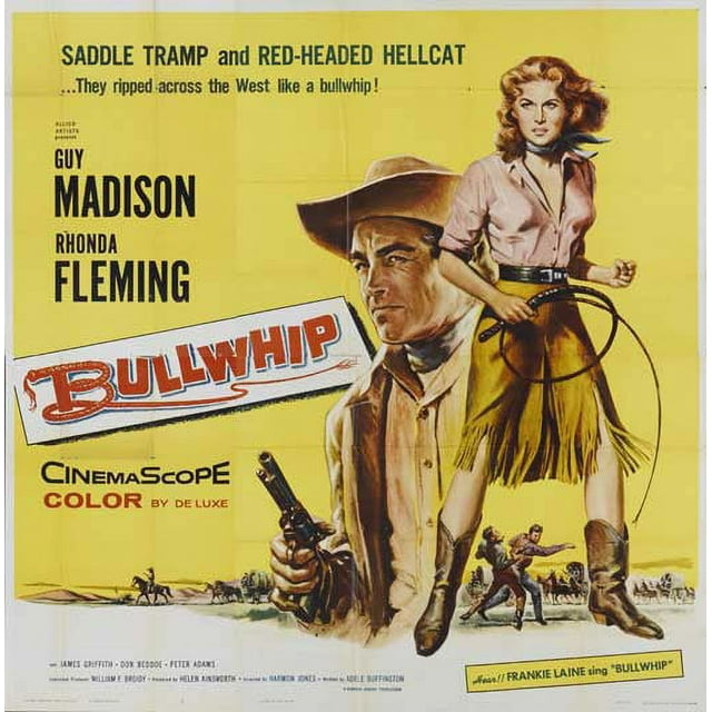Bullwhip - movie POSTER (Style A) (30" x 30") (1958) - Walmart.com