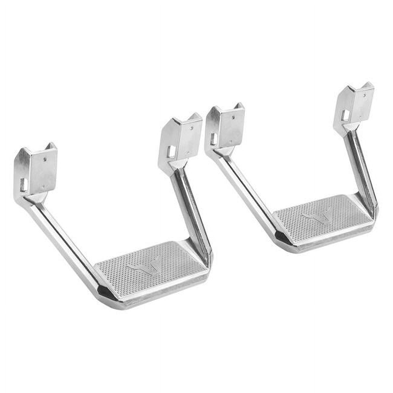 Bully BBS-5002P Polished Aluminum Side Step with Mounting Brackets ...