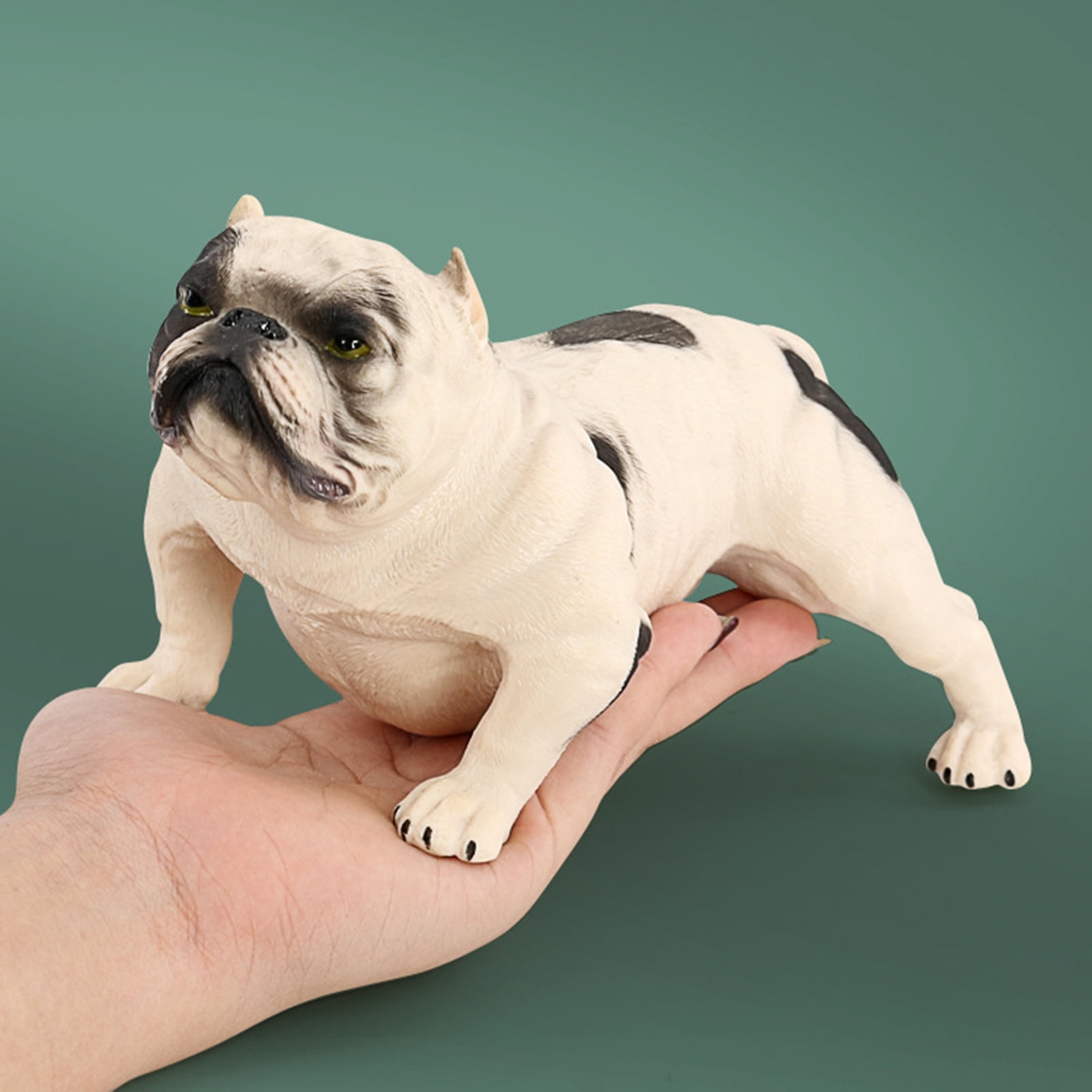 Bully Dog Ornament Realistic Pitbull Figurine Educational Toy Durable ...