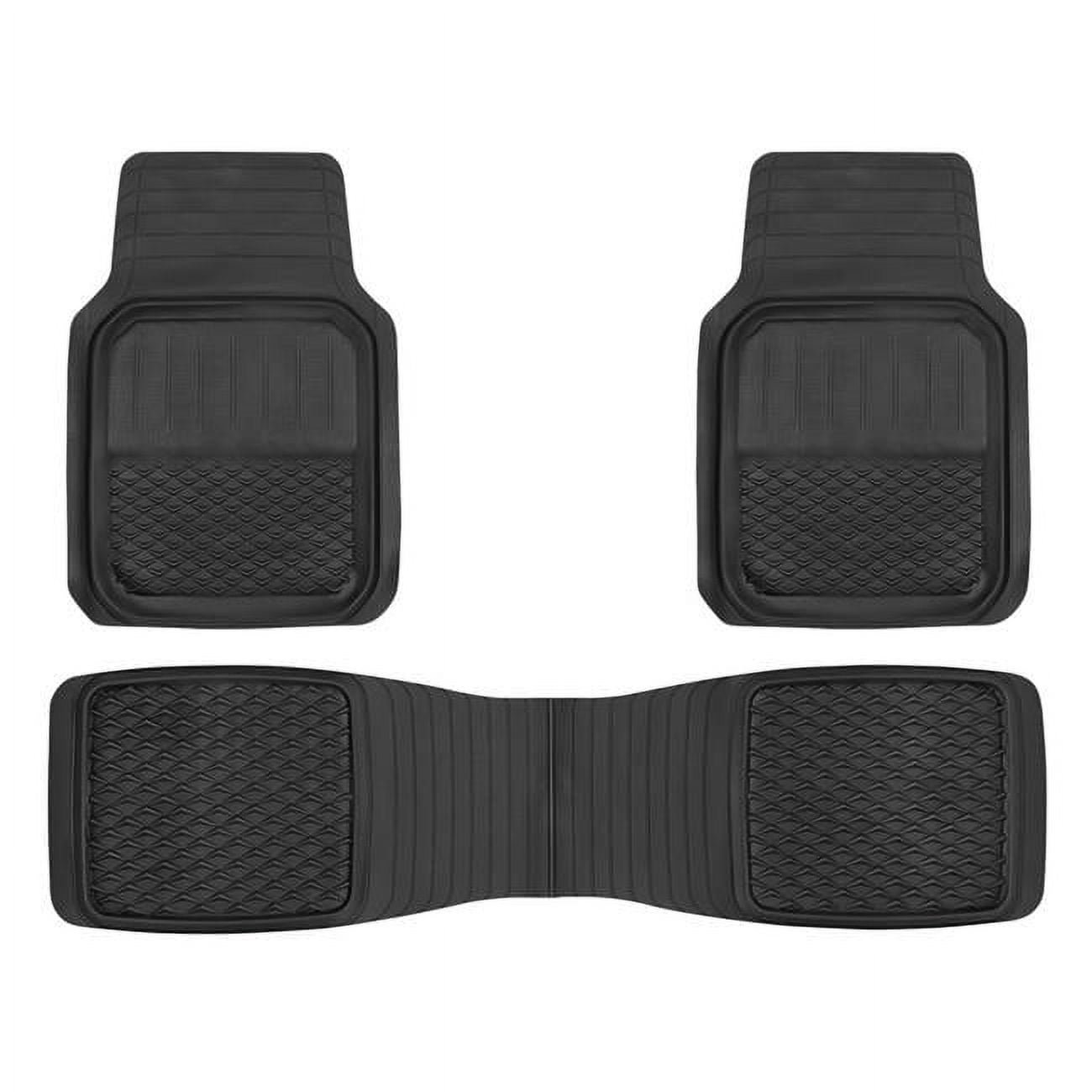 Bully FM-499E Black Tray Floor Mat - 3 Piece - Walmart.com