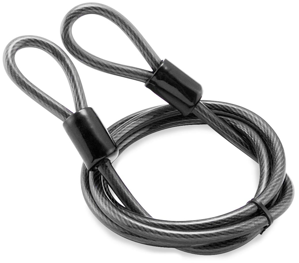 Bully Locks 8002 Bully 3/8in. x 7ft. Straight Cable with Double Loop ...