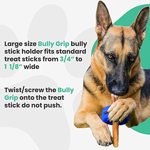 Bully Stick Holder for Dogs -Large Size - Interactive Dog Toy, Dog Treat Holder, Slow Feeder ...