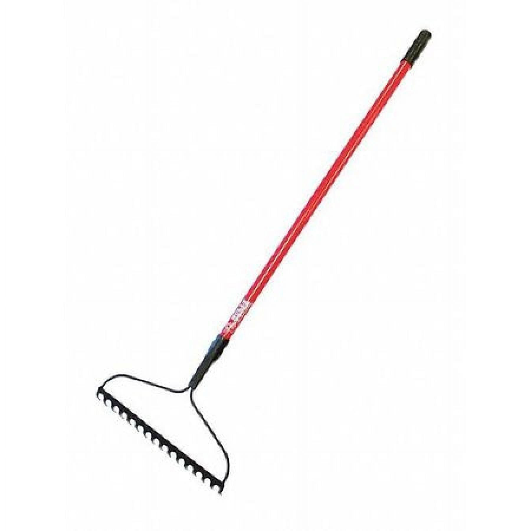 Bully Tools 92309 Bow Rake, 16", 58" Fiberglass Handle - Walmart.com