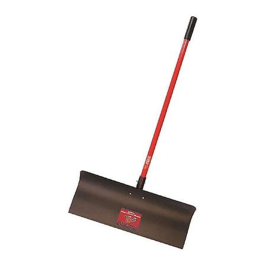Bully Tools 92818 Steel Snow Pusher with Fiberglass Long Handle, 30 ...