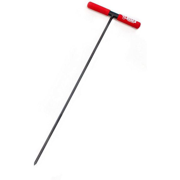 Bully Tools 36-Inch Soil Probe, Steel T-Style Handle, Sharpened Tip ...