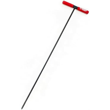 T&T Tools Smart Stick Metal Soil Probe - 42-Inch Long Metal Rod with 3/ ...