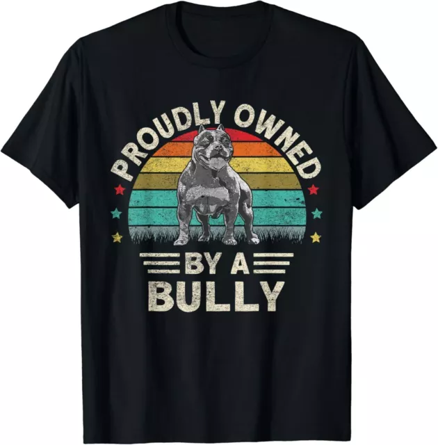 Bully Xl Pitbull Dad Proudly Owned By An American Bully Gift T-Shirt ...