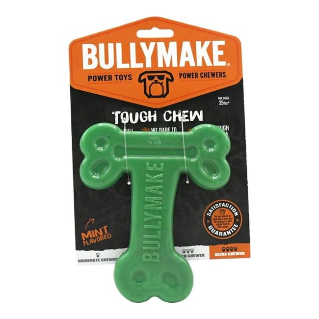 BullyMake 669125001622 Toss N Treat Flavored Dog Chew Toy - T-Bone ...