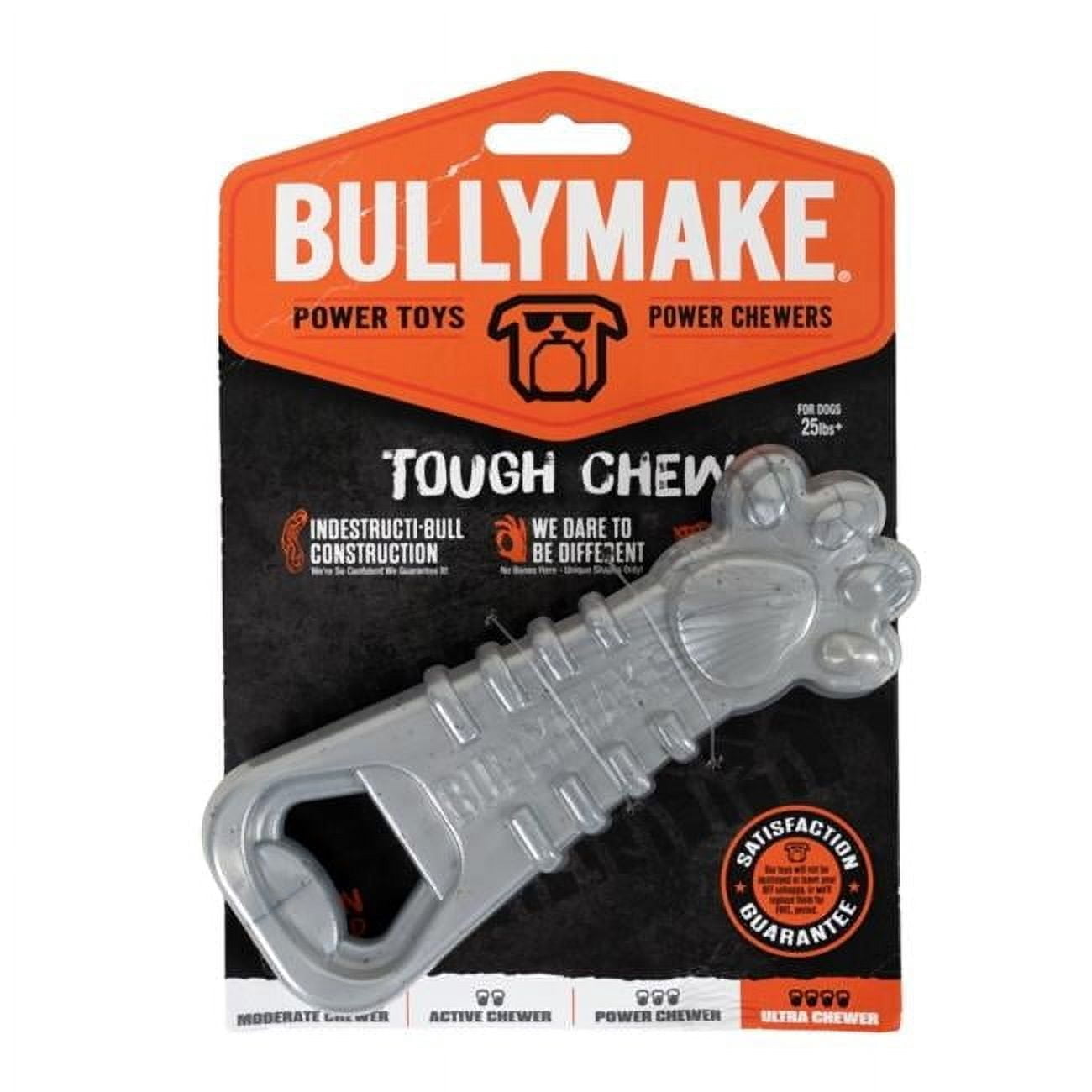 BullyMake 669125001639 Toss N Treat Flavored Dog Chew Toy - Paw Opener ...