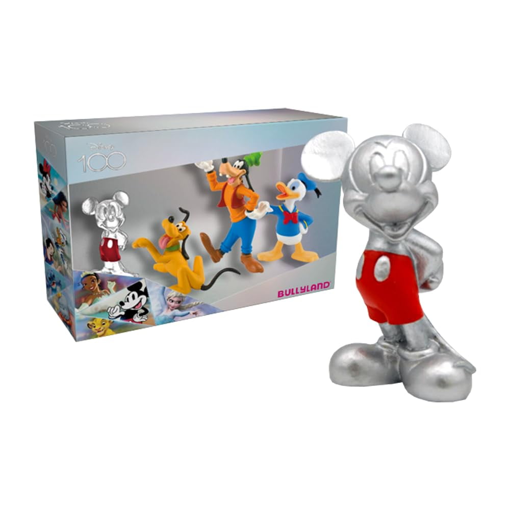 Bullyland 15150-100 Years Disney Anniversary Set with Mickey Mouse ...