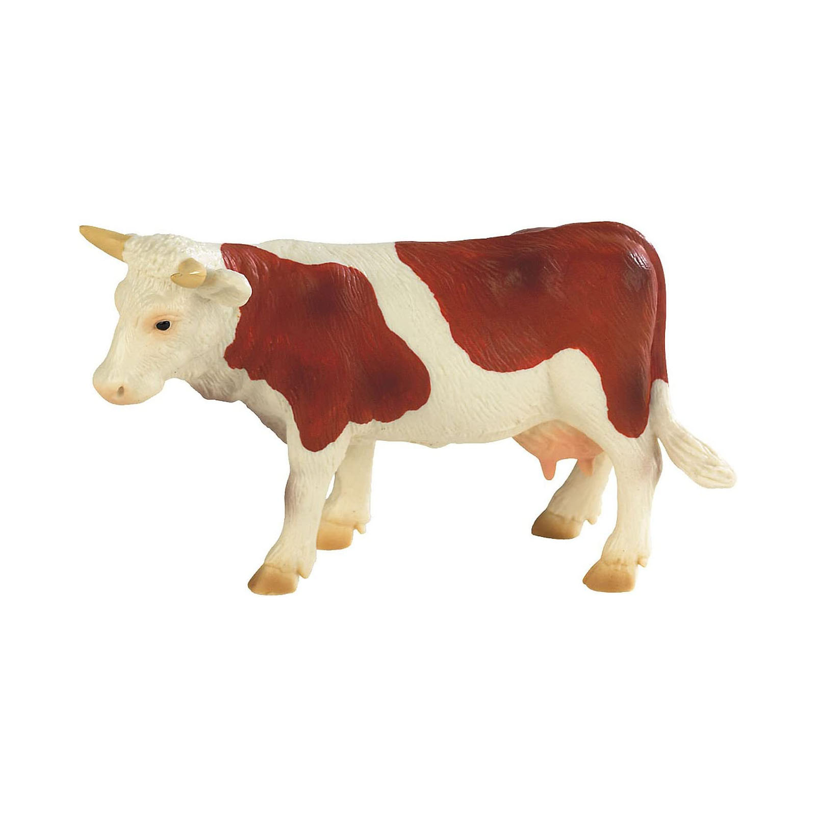 Bullyland Cow Brown White Animal Figure 62610 - Walmart.com
