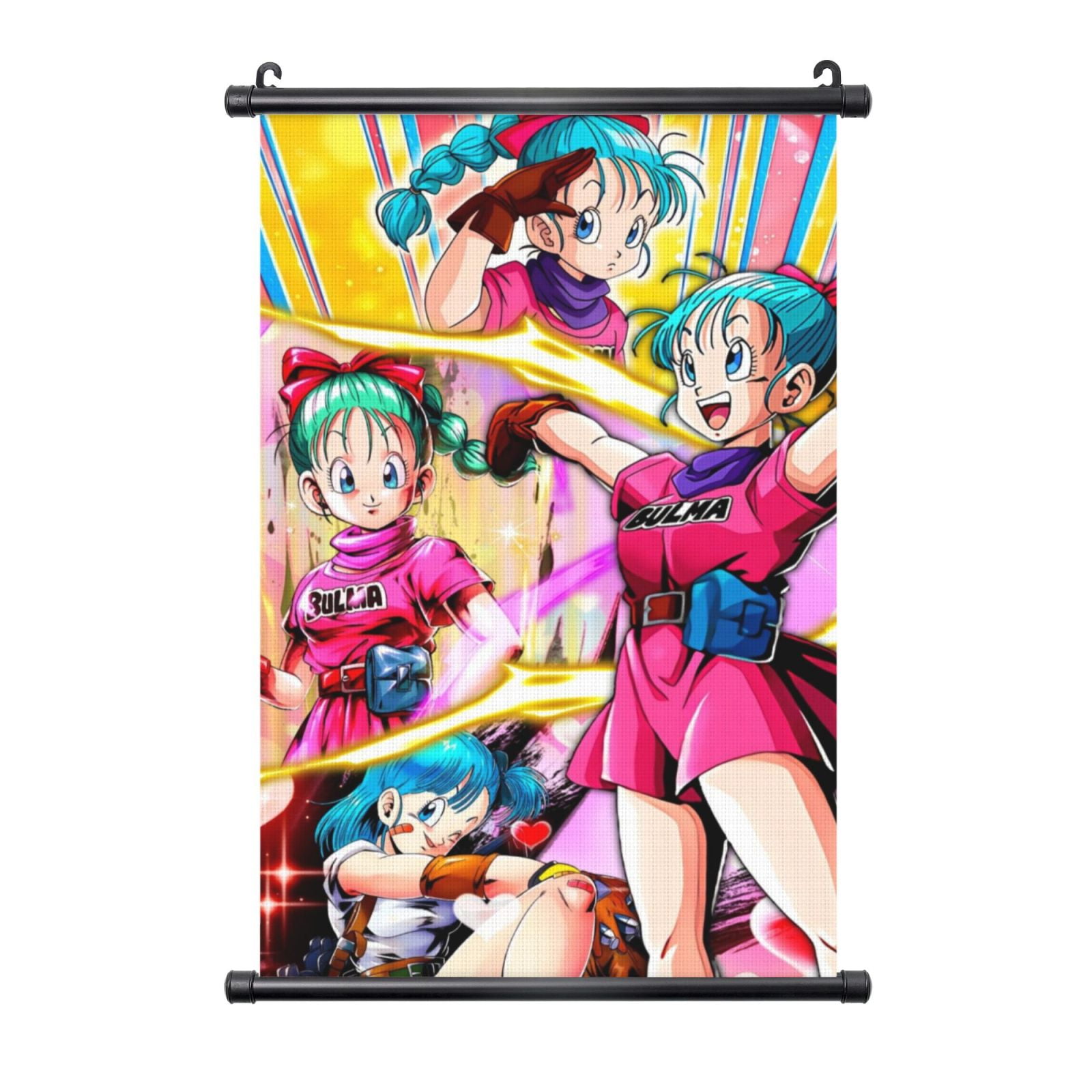 Bulma Hanging Poster Plastic Shaft Canvas Wall Hanging Banner Wall Art ...
