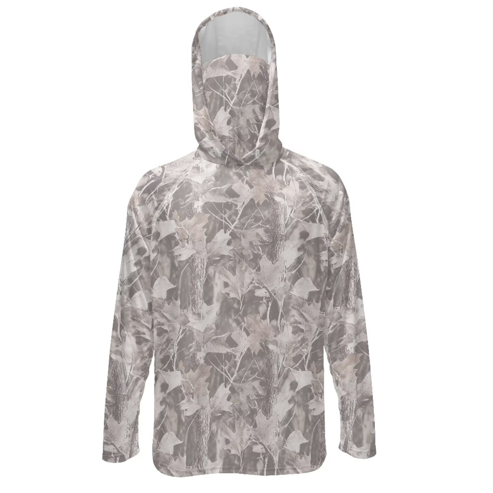 Bulopur Camo Hunting Branch Men’s Hooded Rash Guard Shirt, UPF 50+ Sun ...