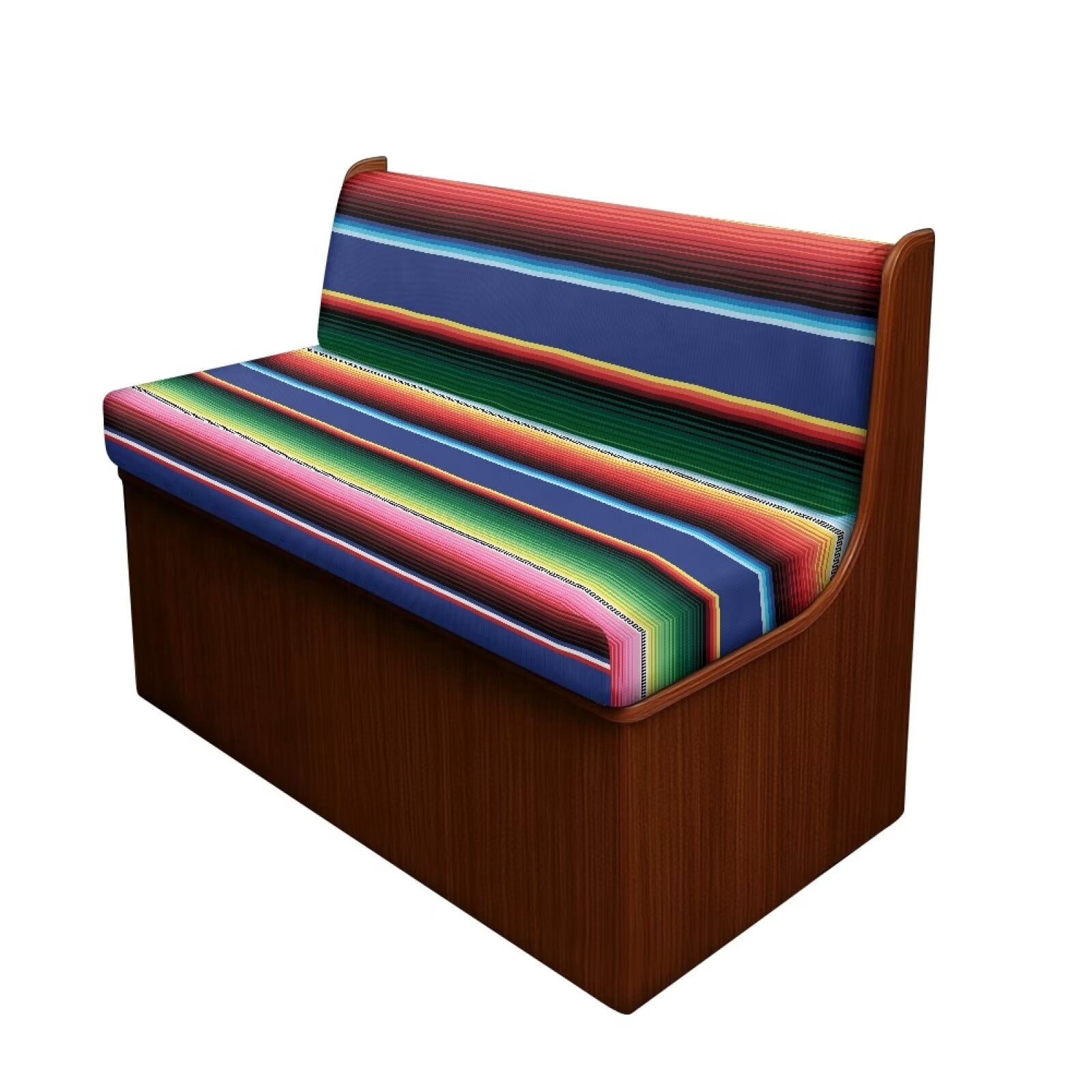 Bulopur Color Stripes RV Dinette Cushion Covers Soft Camper Cushion ...