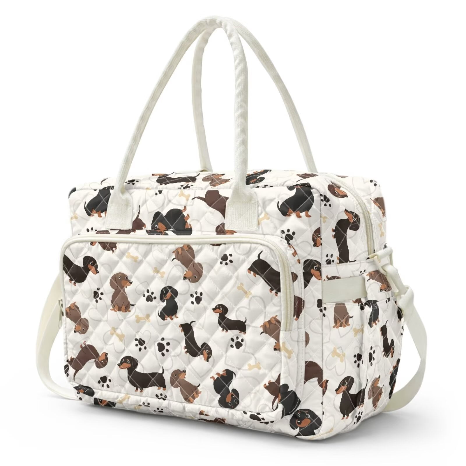 Bulopur Dachshund Thermal Lunch Bag Cute Insulated Tote Lunch Bag ...