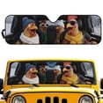 Bulopur Funny Windshield Sun Shade for 2007-2023 Wrangler Rubicon ...