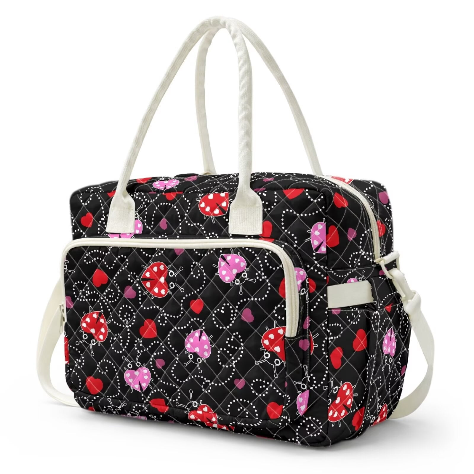 Bulopur Highland Cow Print Quilted Large Insulated Lunch Bag Elegant ...