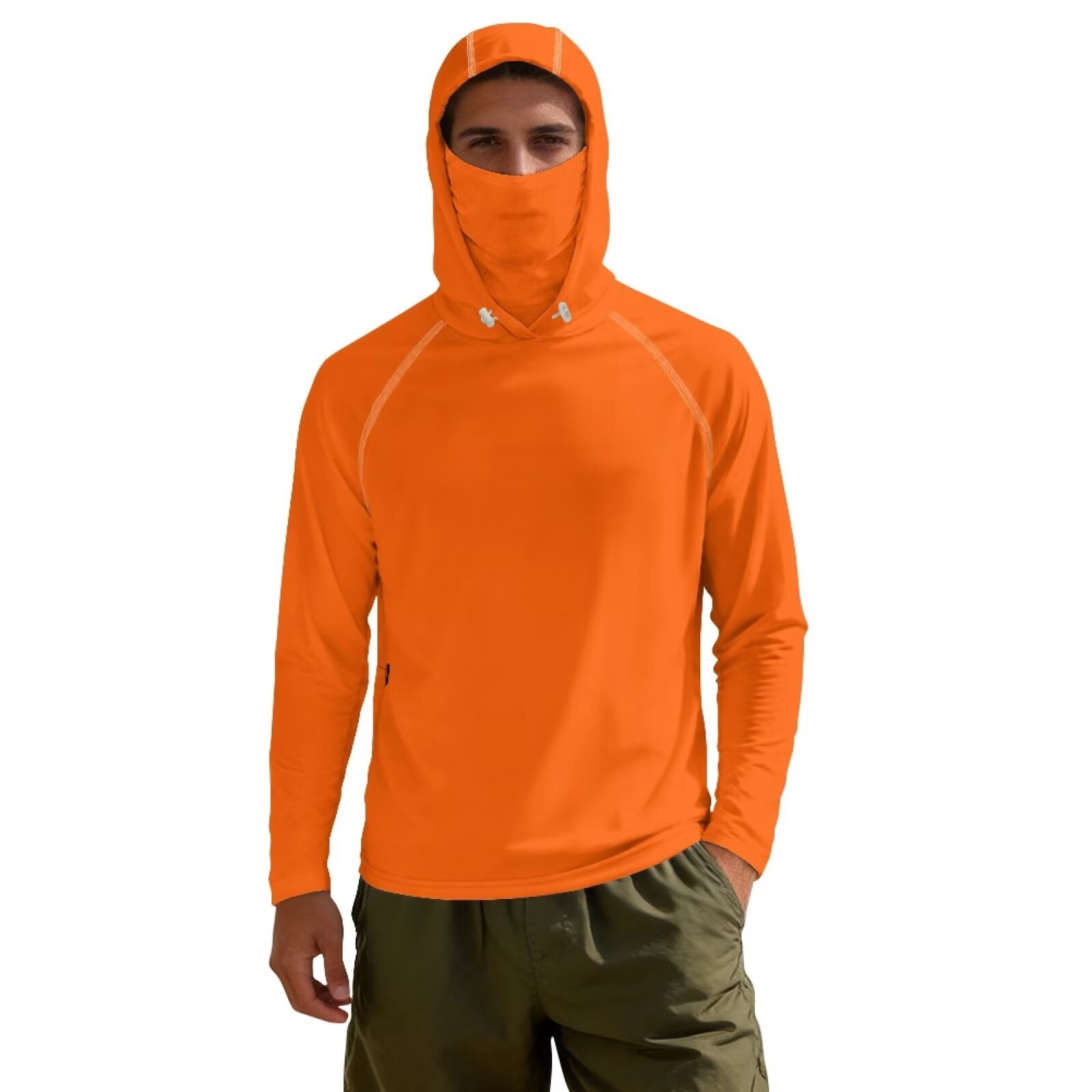 Bulopur Men’s Sun Protection Hoodie with Mask, Breathable UPF 50 ...