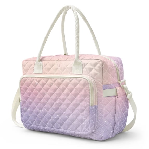 Bulopur Purple Quilted Large Lunch Bag for Women Insulated Lunch Bags ...