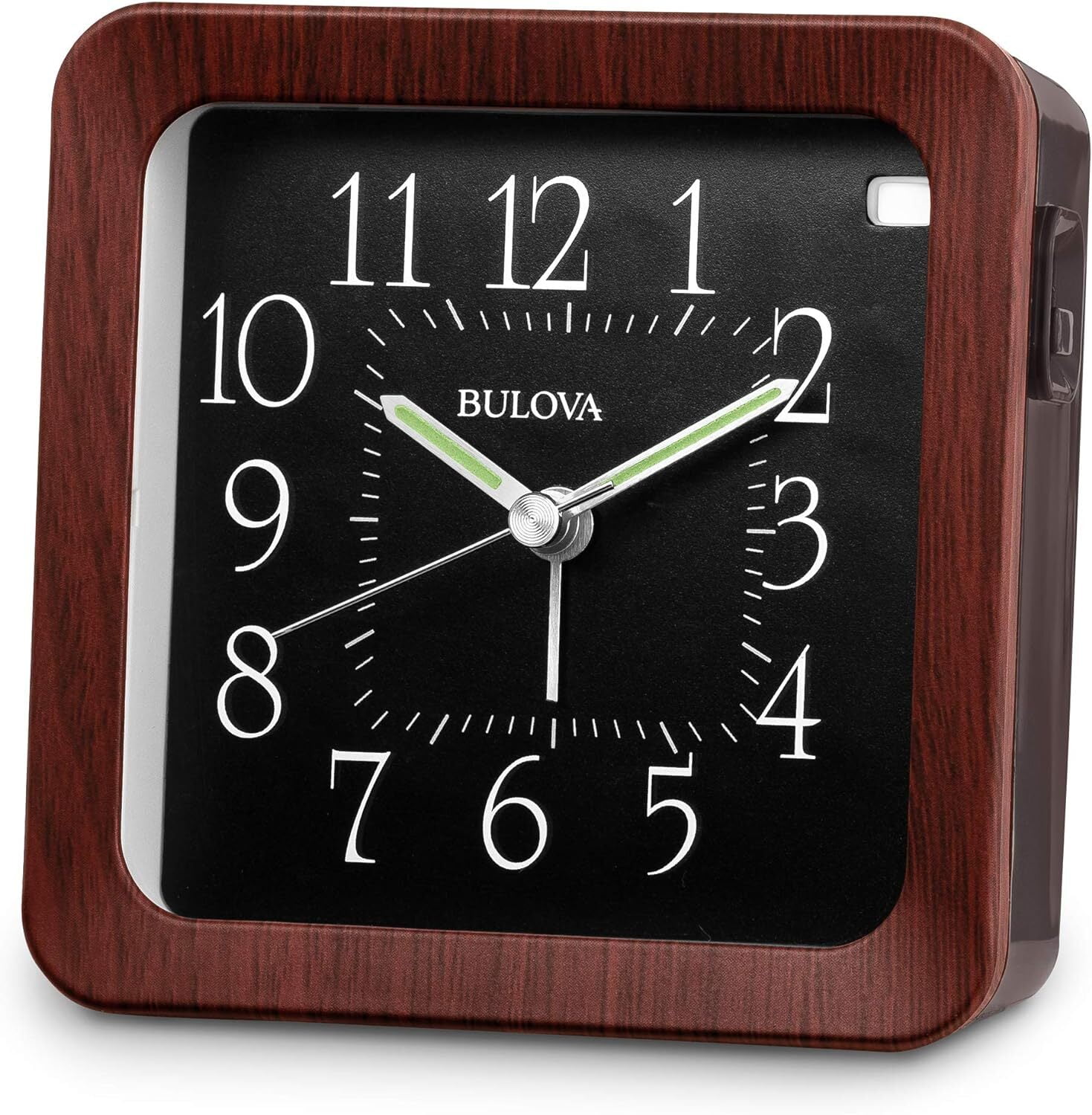 Bulova B1870 Manor Easy To Read LED Tabletop Wall Alarm Clock - Walmart.com