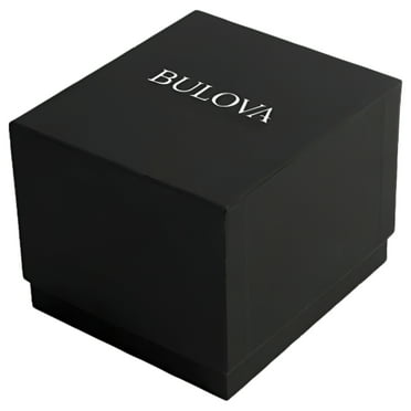 Bulova Men's Dress Black Stainless Steel Bracelet Watch - Walmart.com