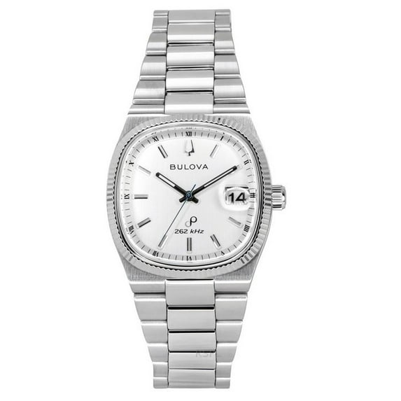 Bulova Classic Super Seville Stainless Steel Bracelet Silver Dial ...