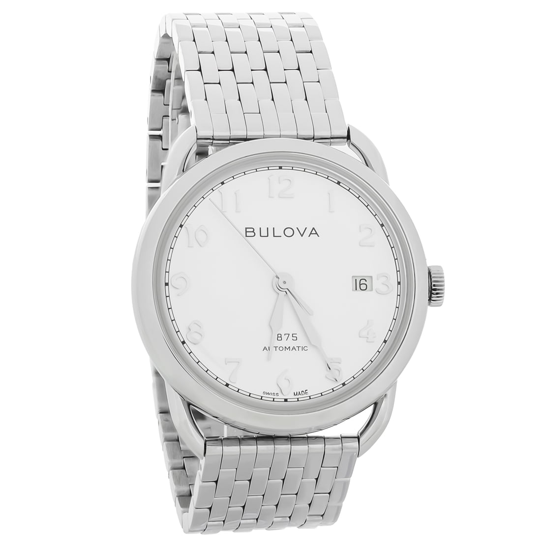 Bulova Commodore 1875 Ltd Edition Men Stainless Steel Automatic Watch ...