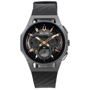 96B285 Men's Quartz Wrist Chronograph, Blue Dial, Silver-Tone, 44.5mm ...