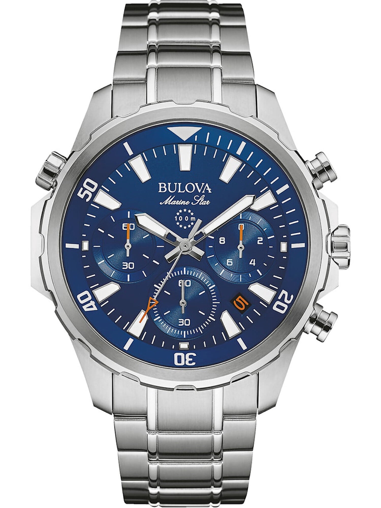 Bulova Marine Star Men's Quartz Wrist Watch, 96B256 Chronograph ...