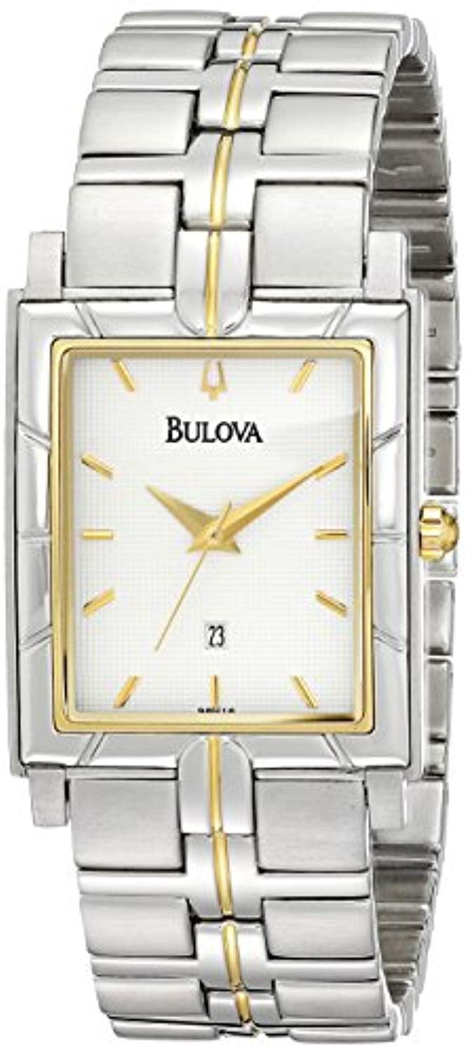 Bulova Men's 98H16 Two-Tone Watch - Walmart.com