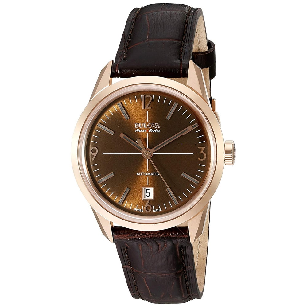 Bulova Men's Accu Brown Dial Watch - 64B124 - Walmart.com