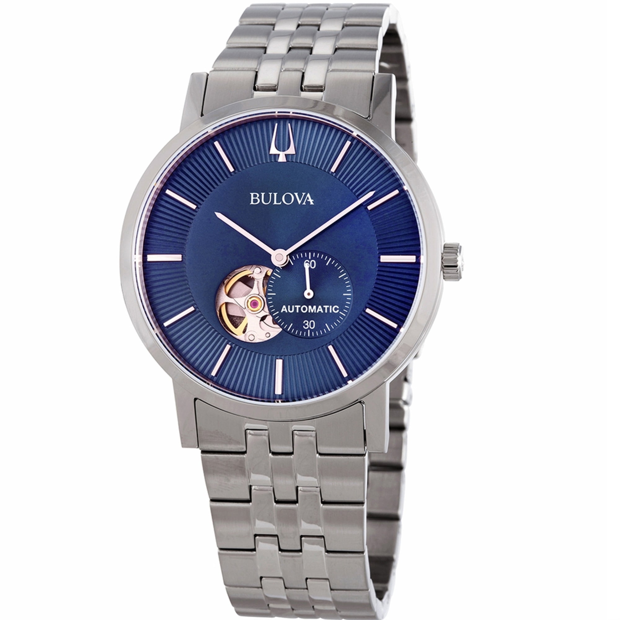 Bulova Men's Automatic Stainless Steel Watch - Walmart.com